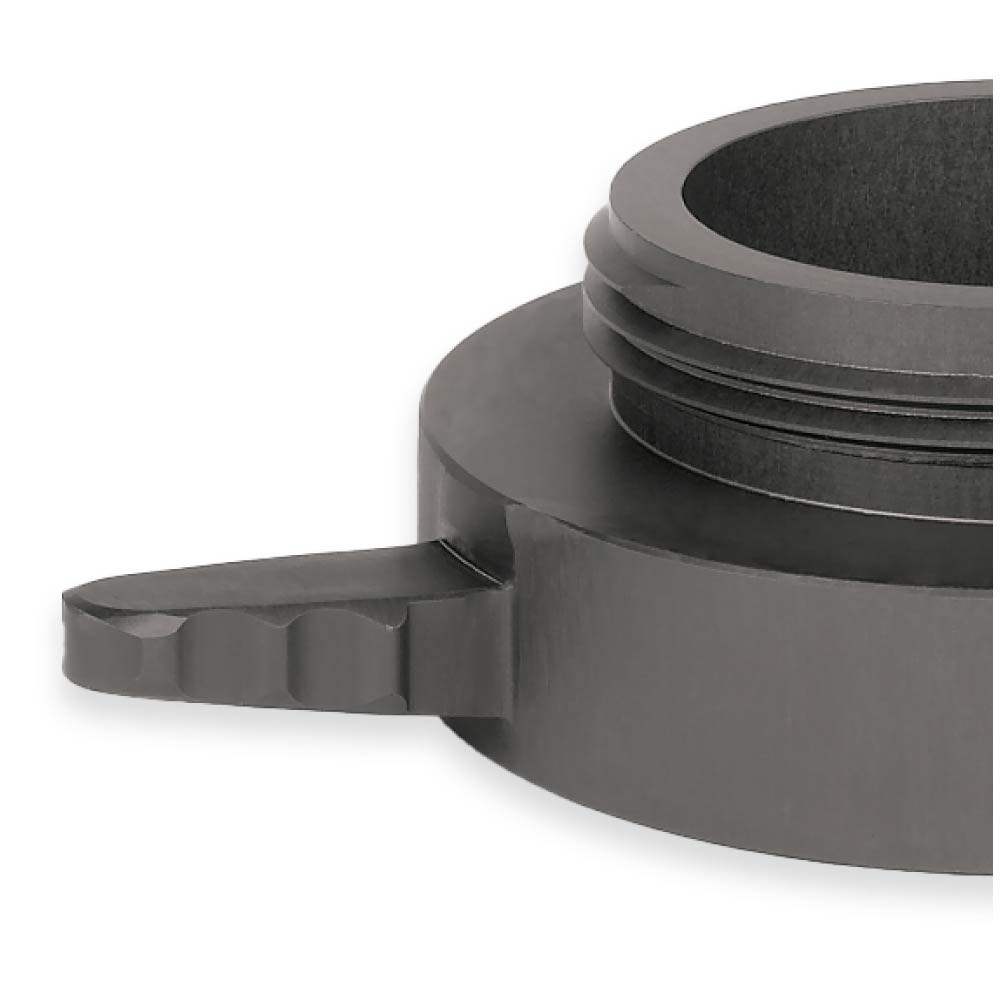 5" NPSH Female (Rigid Long Handle) x 4-1/2" NPT Male Aluminum Fire Ada ...