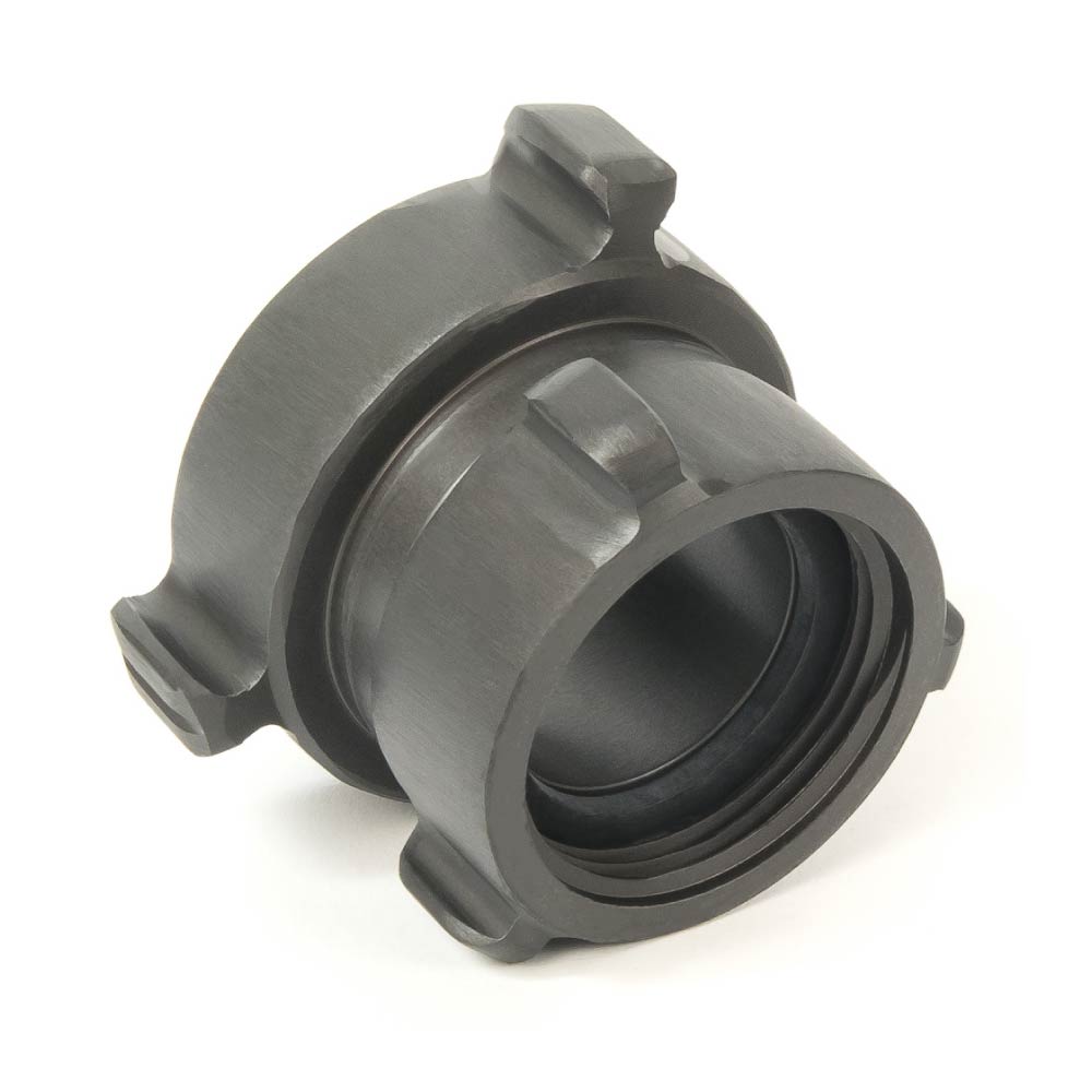 6" NPSH Female (Swivel) x 4" NPT Female (Rigid) Aluminum Fire Adapter ...