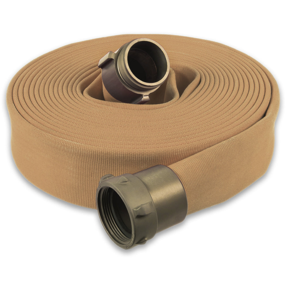 Tan 5" Double Jacket Fire Hose (NPSH) Aluminum– Fire Hose Store